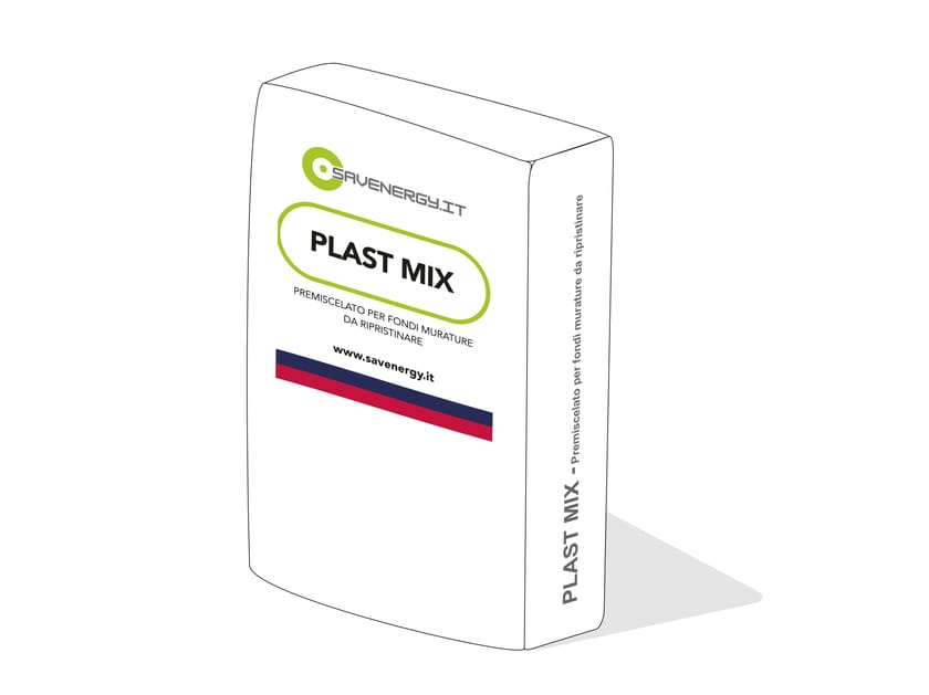 PLAST MIX Fibre-reinforced and special plaster By Savenergy.it