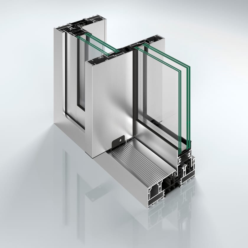 Schüco ASE 51 PD Sistema scorrevole con struttura in alluminio By Schüco