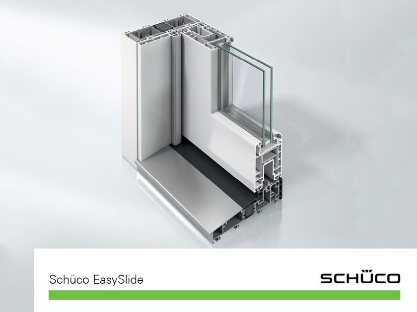 Sliding window Schüco EasySlide By Schüco PWS Italia