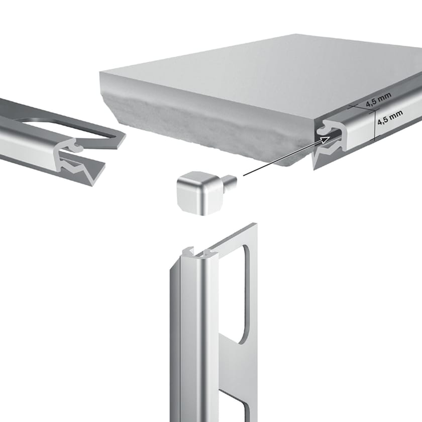 Schlüter®-FINEC-SQ Edge profile By Schlüter-Systems