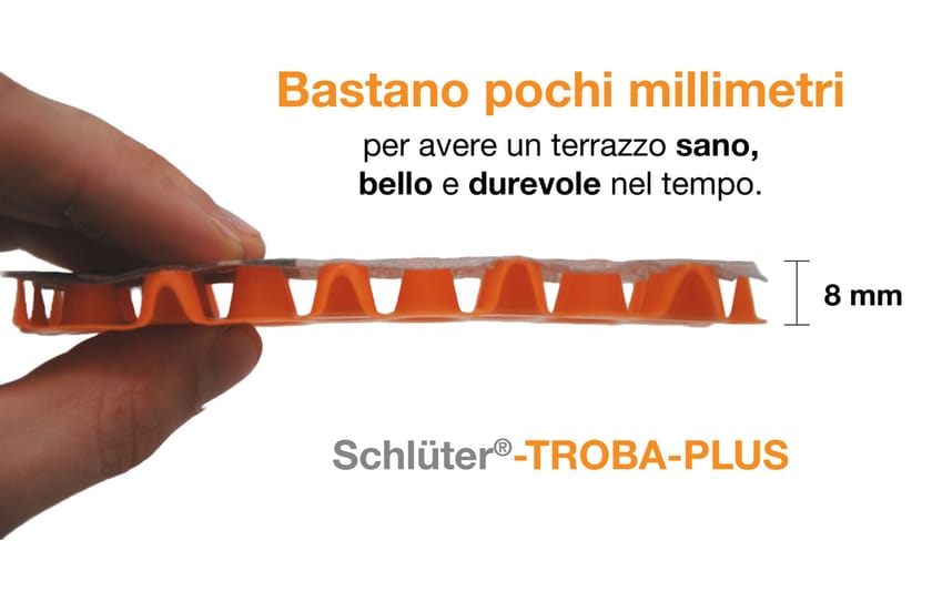 Sistema di drenaggio e protezione controterra Schlüter®-TROBA-PLUS - Schlüter-Systems - Edilportale