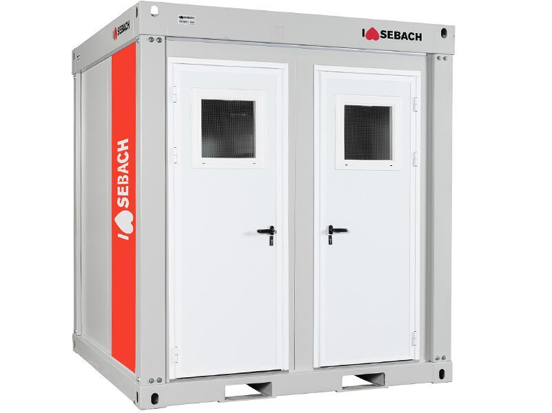 BOX SMART 2WC Struttura prefabbricata By Sebach