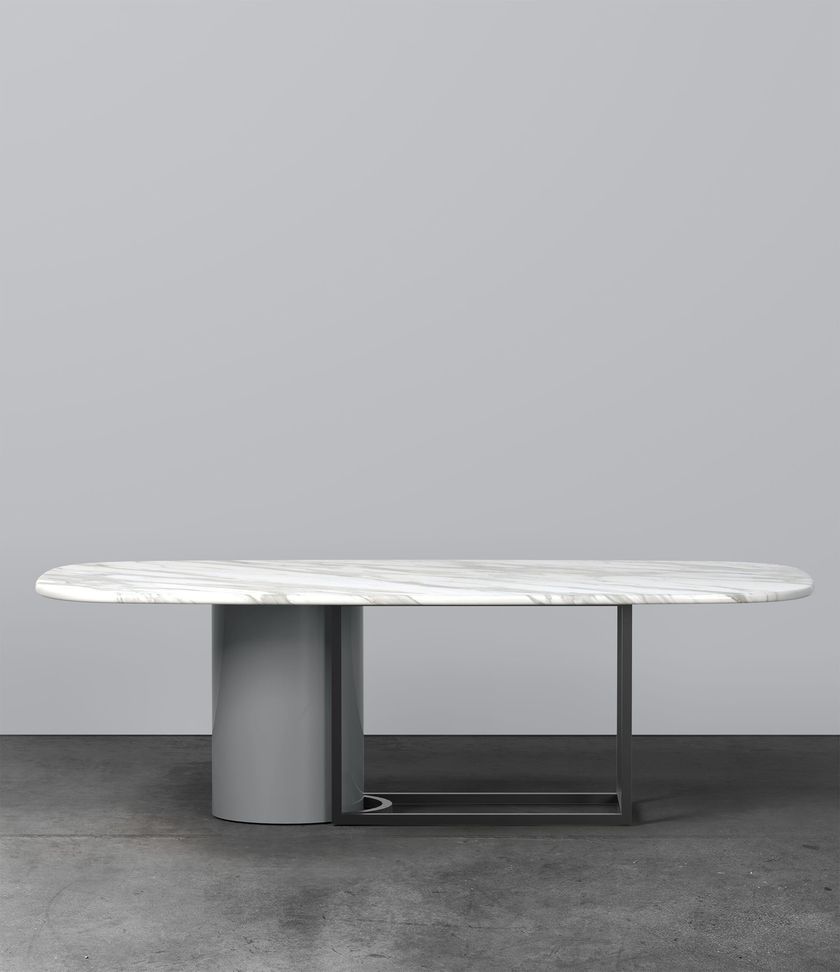 HORUS MARBLE Rectangular marble table By Secolo | design Artefatto