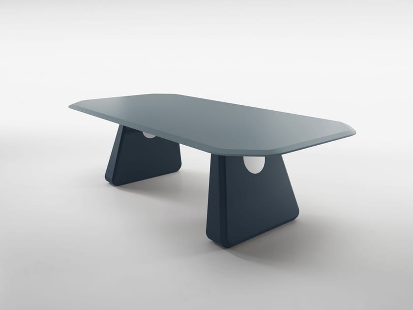 INGE Rectangular metal table By Secolo | design Artefatto