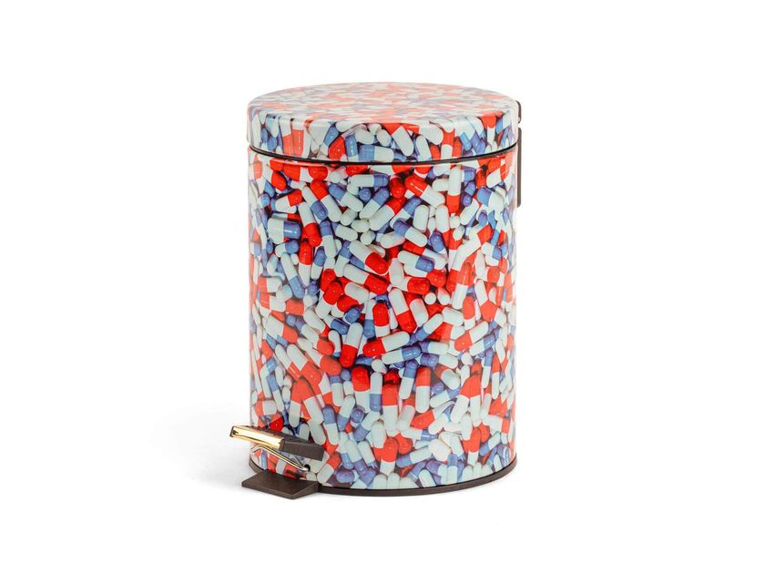 PILLS 5L Metal waste bin By Seletti