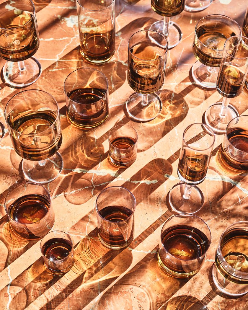 ZUMA AMBER SHOT Glass By Serax