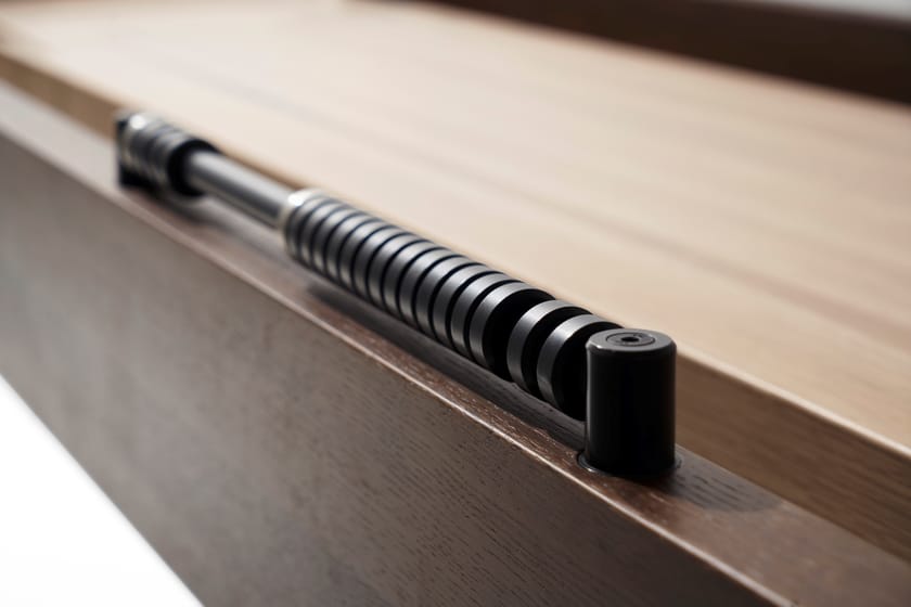 Rectangular wooden game table Shuffleboard Table By District Eight