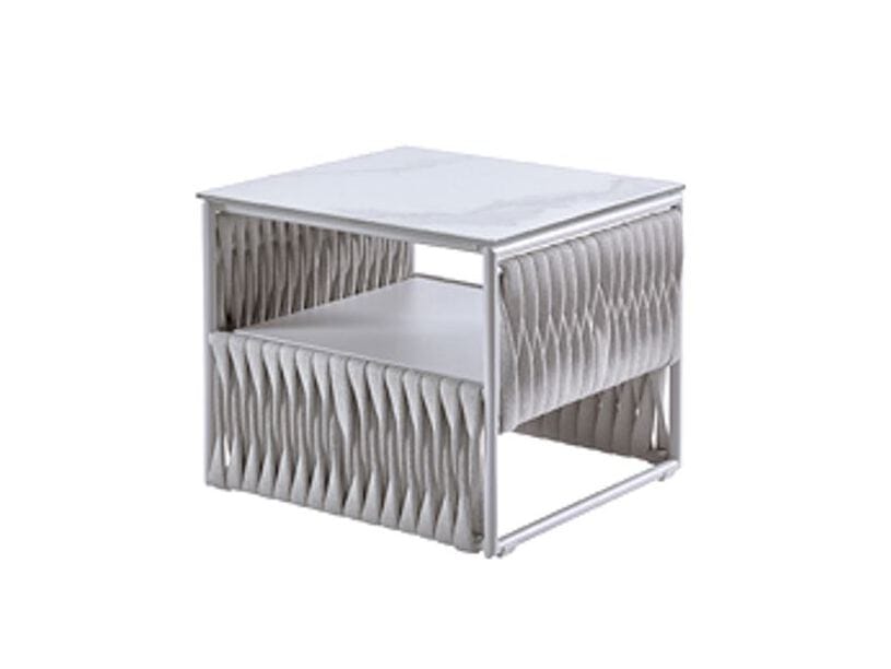 BASKET Square garden side table By Sifas