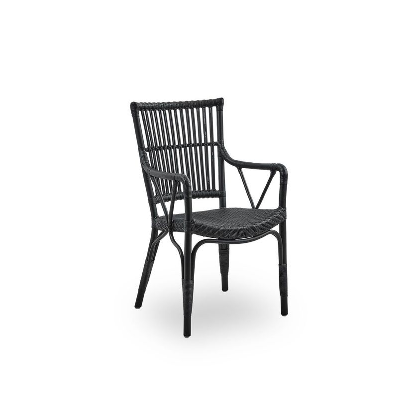 PIANO Rattan chair with armrests By Sika Design