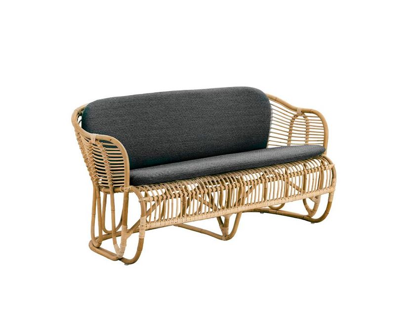 SWING Sofá pequeño de mimbre By Sika Design