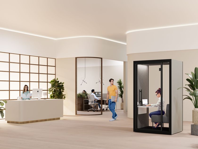 CHATBOX SOLO Acoustic office pod By Silen