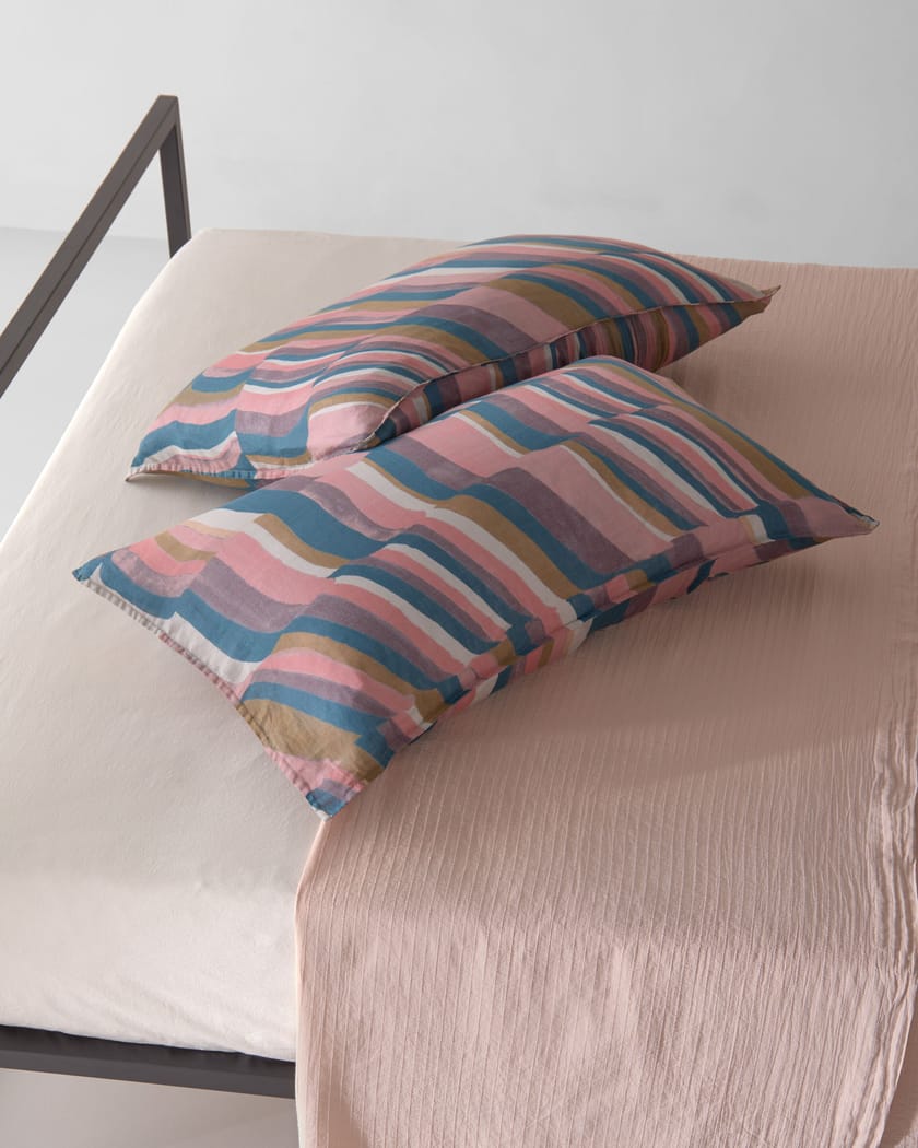 NAP VAG Set di federe in ramiè By Society Limonta