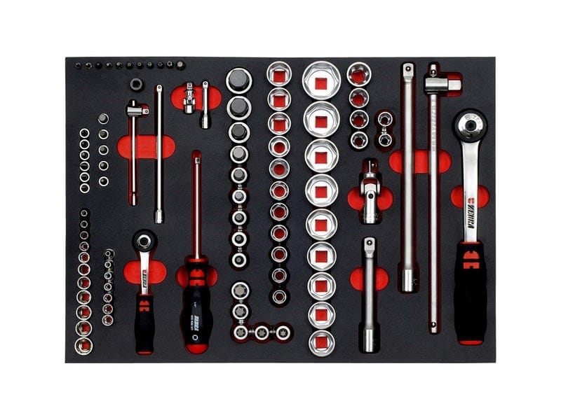 Socket Wrench Socket wrench assortment 92pcs By Würth