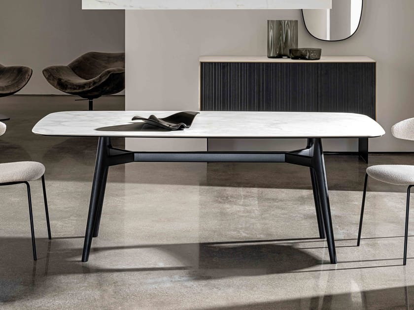 LEWOOD SHAPED Mesa By Sovet italia