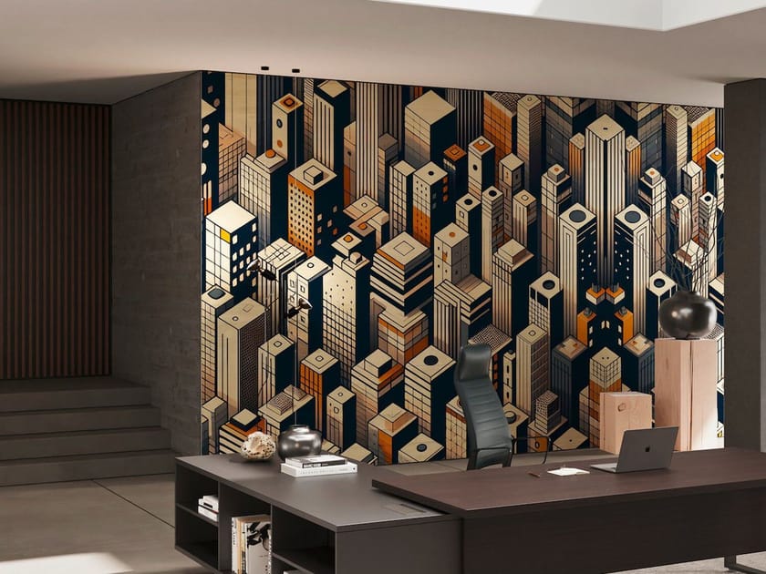 DISTO-POP WPN 2600 Carta da parati By Spaghetti Wall