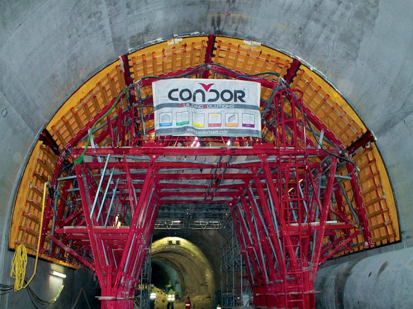 Special tunnel formwork By Condor