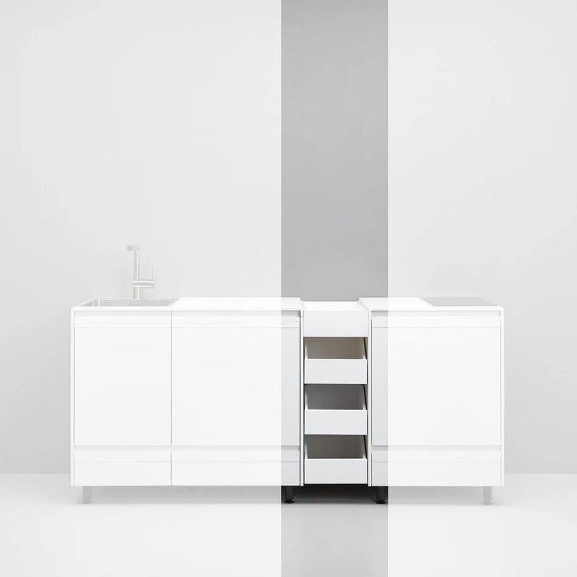 MODULAR SET #3.2 Cuisine linéaire intégrée By Stadtnomaden