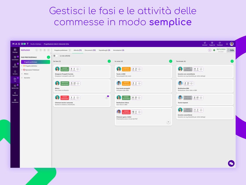 MAGOOT Gestione commessa edile By Starch