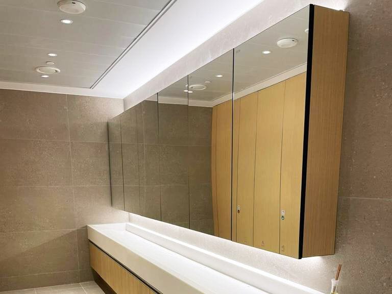 SWAR CITY Multi-functional dispensers for public bathroom By Stern