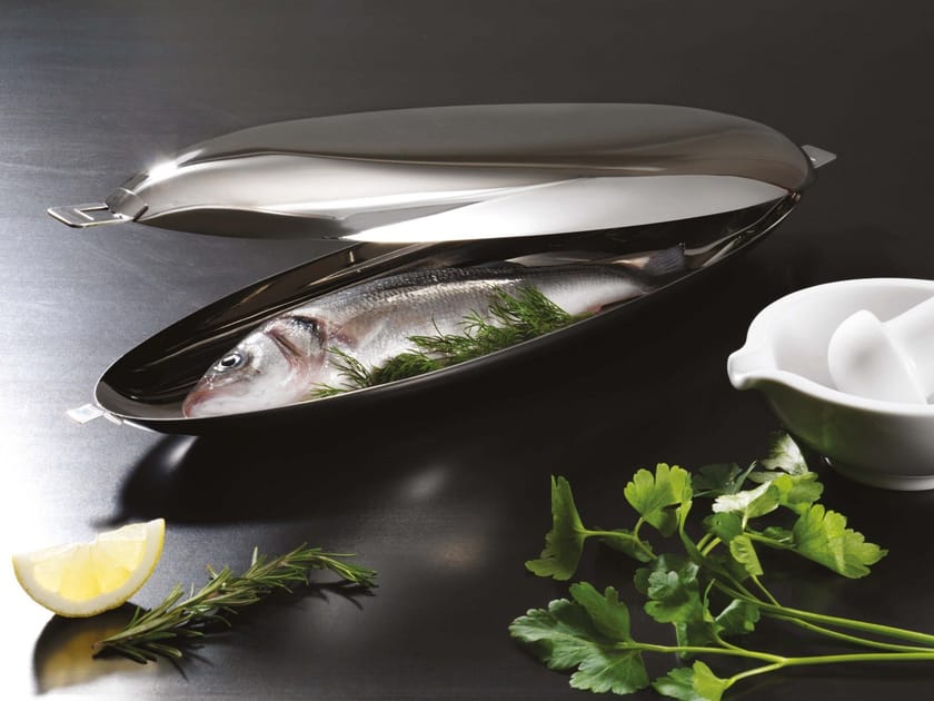 Fish kettle By Sambonet design Roberto Sambonet