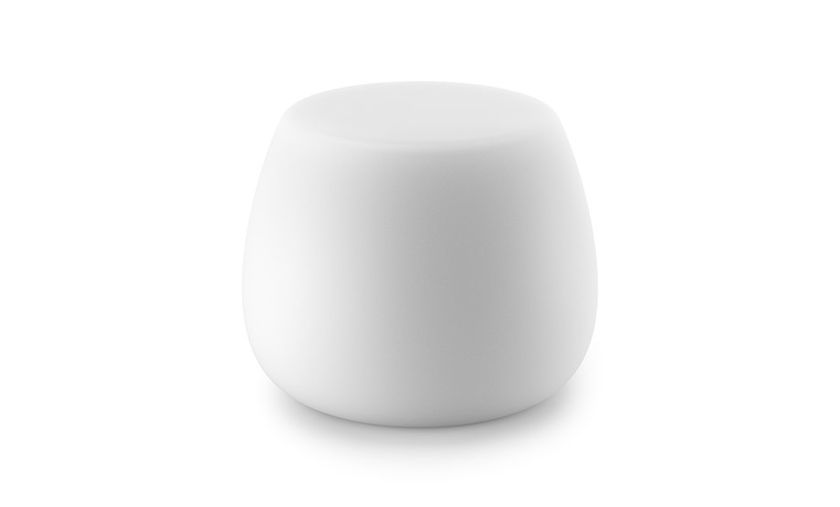 BOOM Low polyethylene stool By Plust | design Marco Gregori