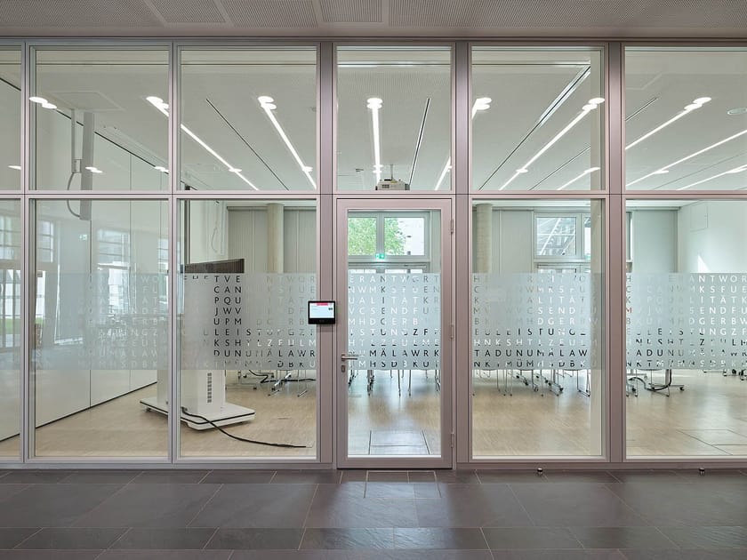 SYSTEM 2000 GLASS WALL Cloison amovible By Strähle Raum-Systeme