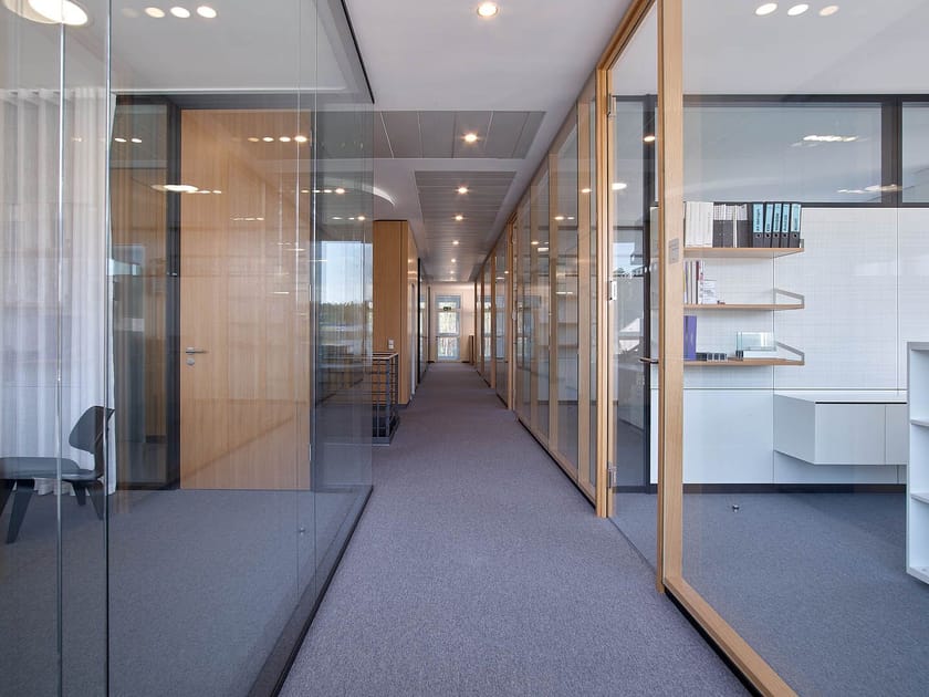 SYSTEM 3500 Mampara divisoria By Strähle Raum-Systeme