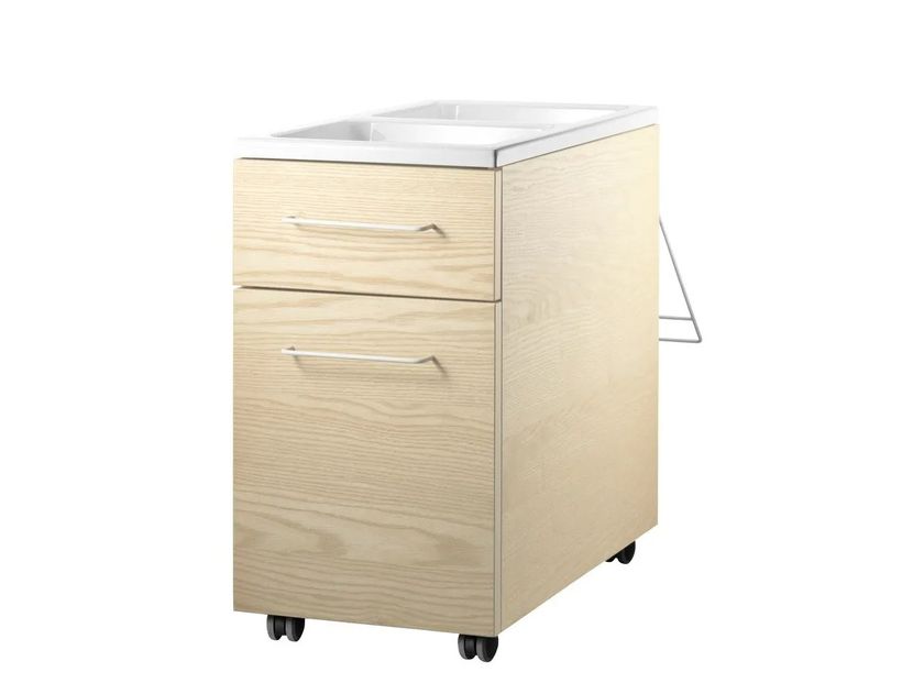 WORKS MDF office drawer unit with castors By String Furniture