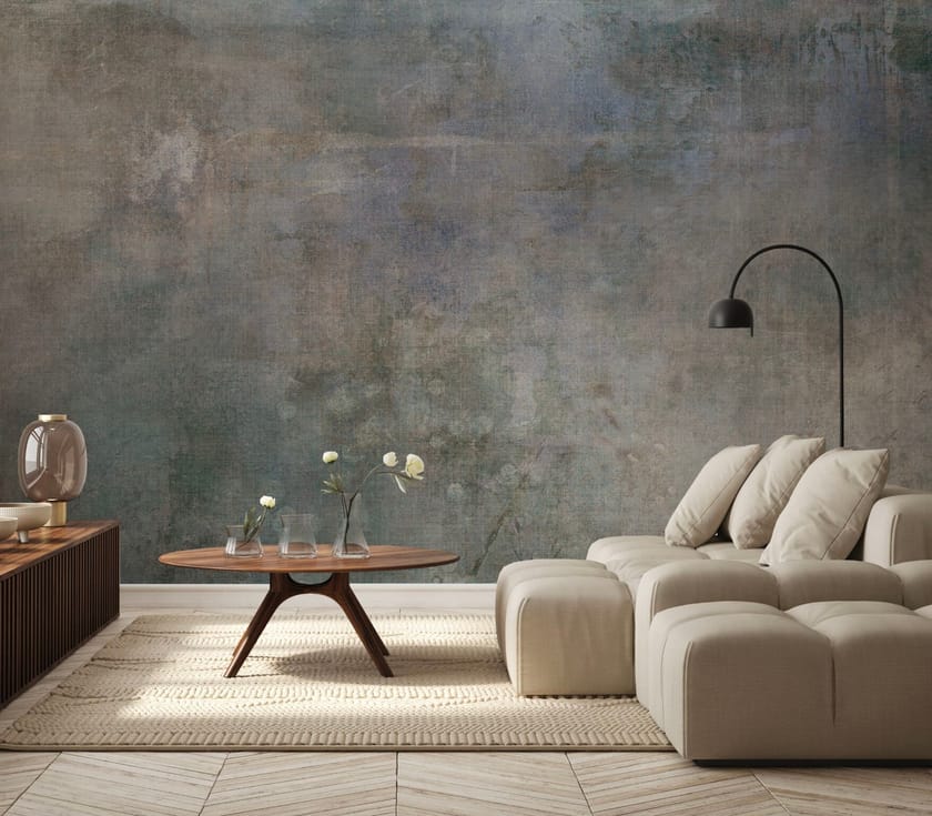 BLUE AND RUSTY Tapete By Studijo