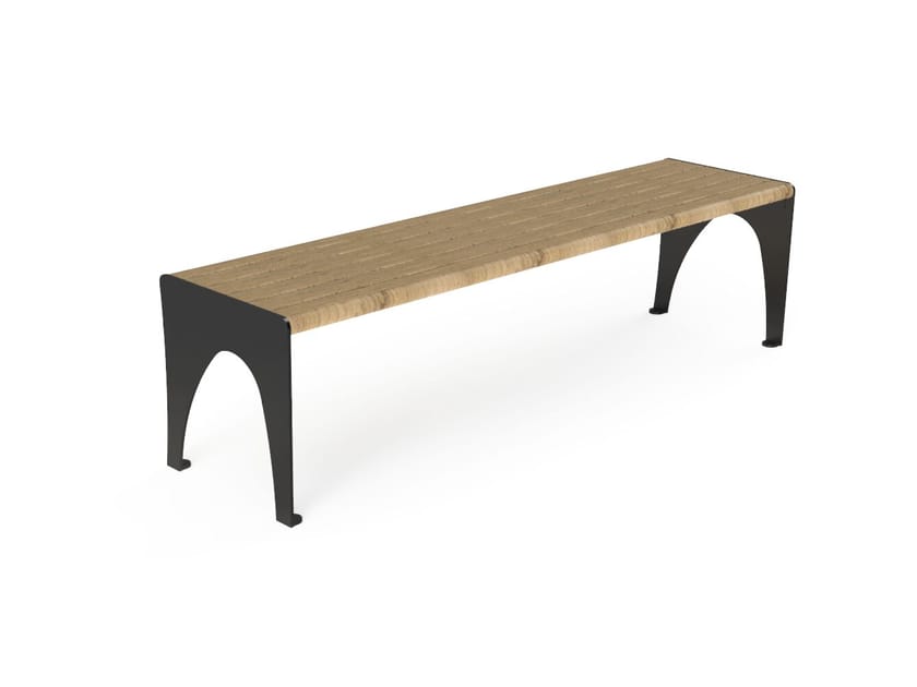 CONCEPT WOOD Backless wooden bench By Studio Città