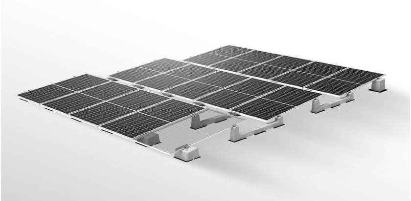 BALLAST 30° Support for photovoltaic system By Sun Ballast