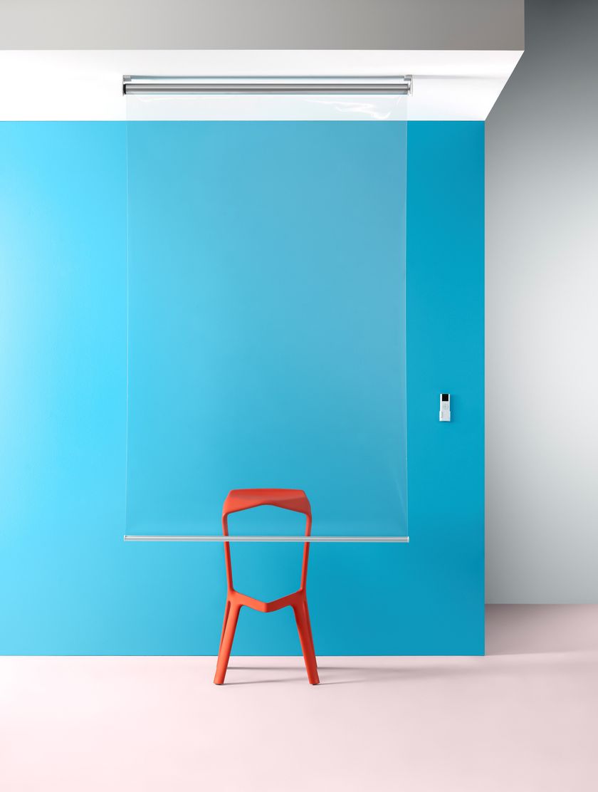 Suspended electric roller screen By Made Design