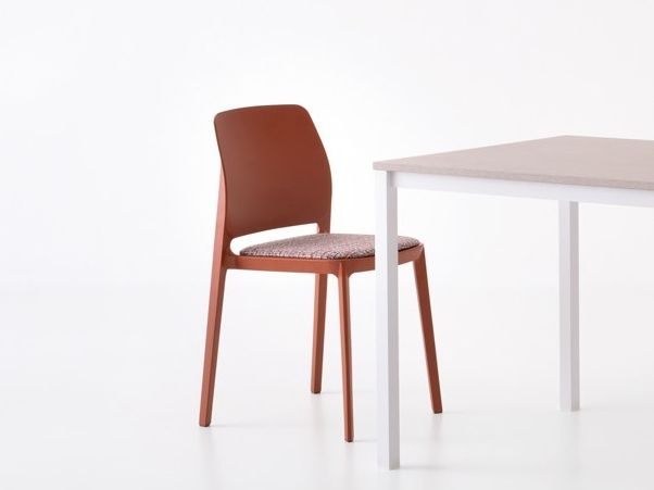 T!PA Stackable technopolymer chair with integrated cushion By ...