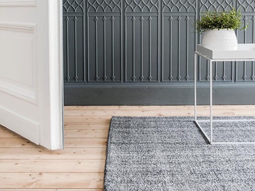 Solid-color rug T-TWEED By Casalis design Liset Van der Scheer
