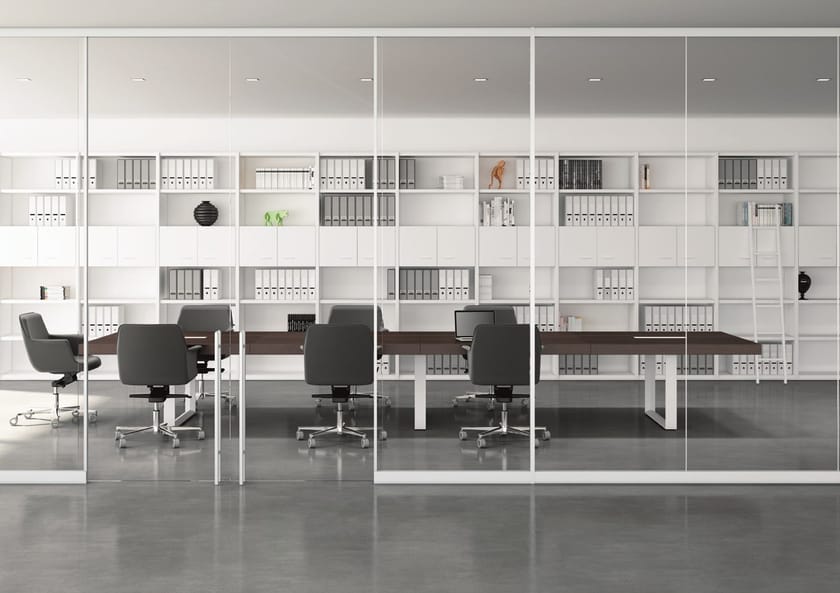 T45 | Mesa de reunión rectangular Colección T45 By Quadrifoglio