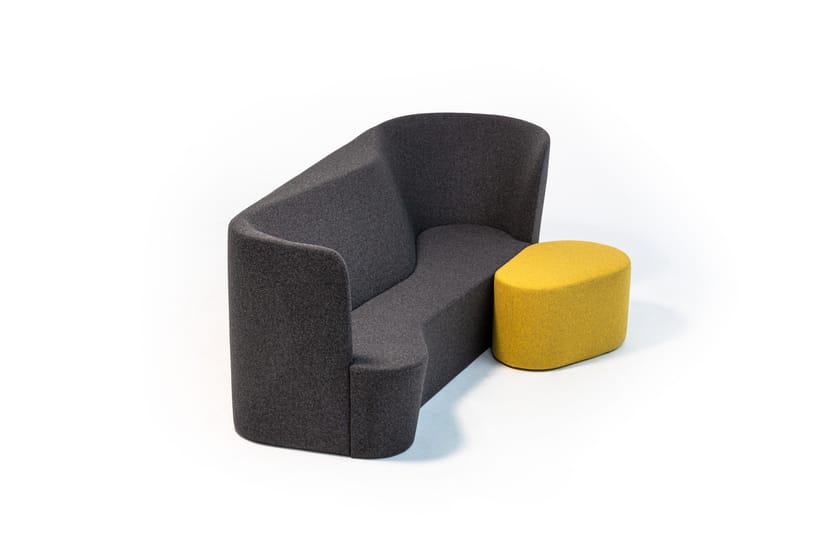 TABA Fabric pouf By Moroso | design Alfredo Häberli