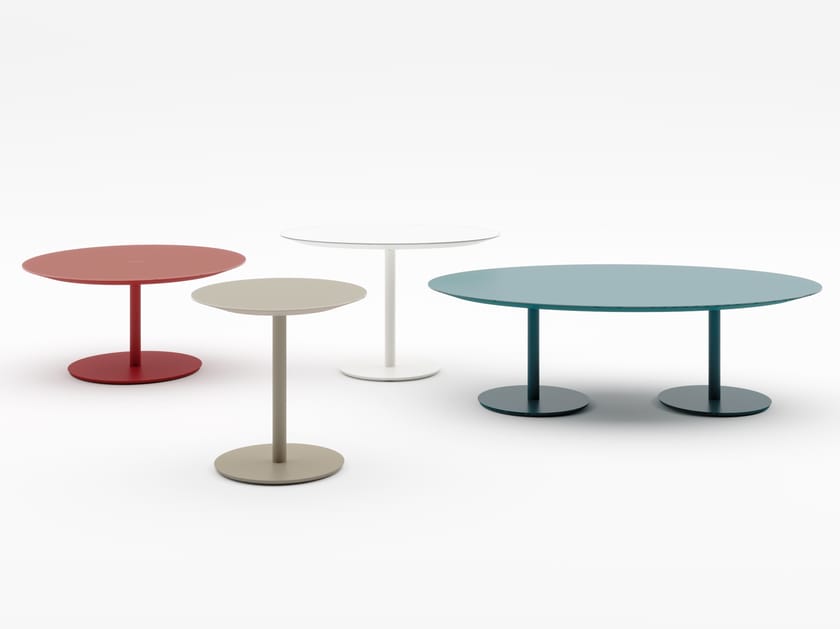 TABLE Round wooden contract table By PROF