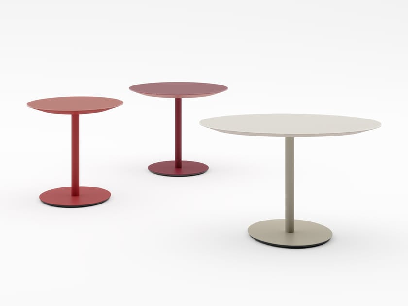 TABLE Round wooden contract table By PROF