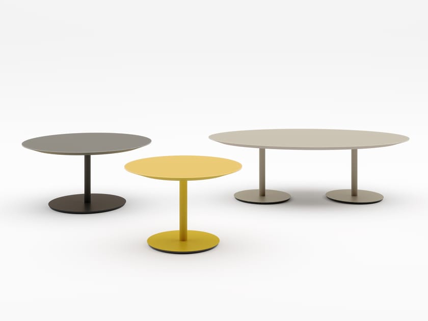 TABLE Round wooden contract table By PROF