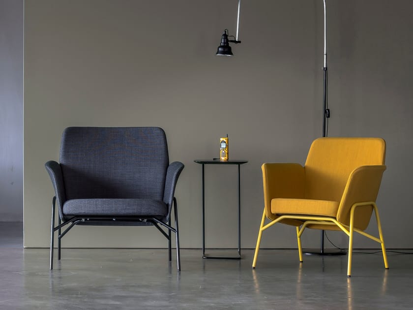 Fabric easy chair with armrests TAIVU COMPACT LOUNGE By Inno design ...