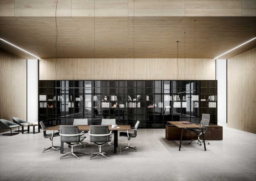 TAKE OFF | Oak meeting table By Bralco design Gianantonio Perin ...
