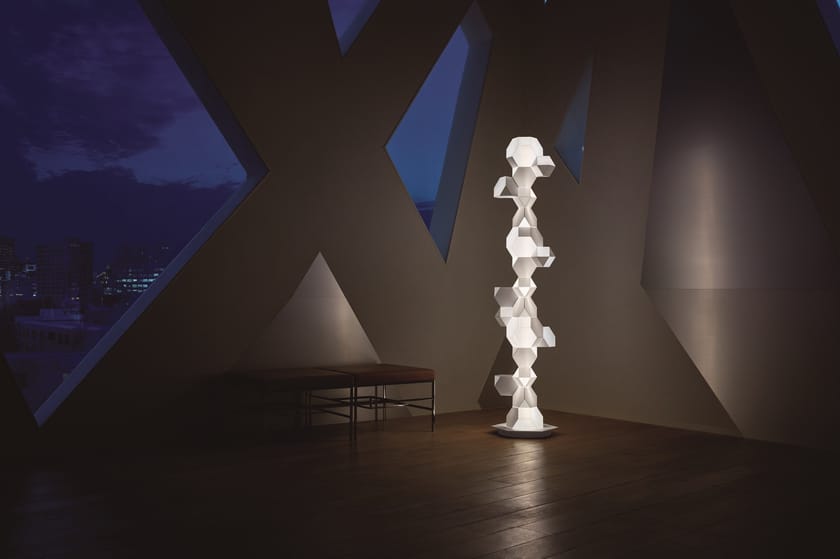 TALIESIN® POLYGON Floor lamp By YAMAGIWA | design Toyo Ito