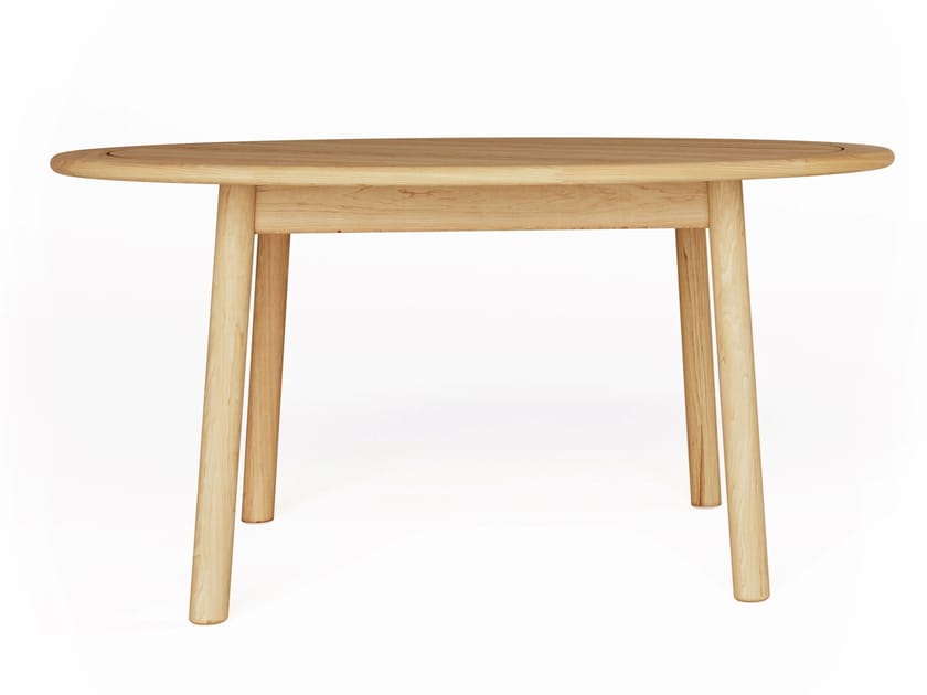 TANSO Round teak garden table By Case | design David Irwin