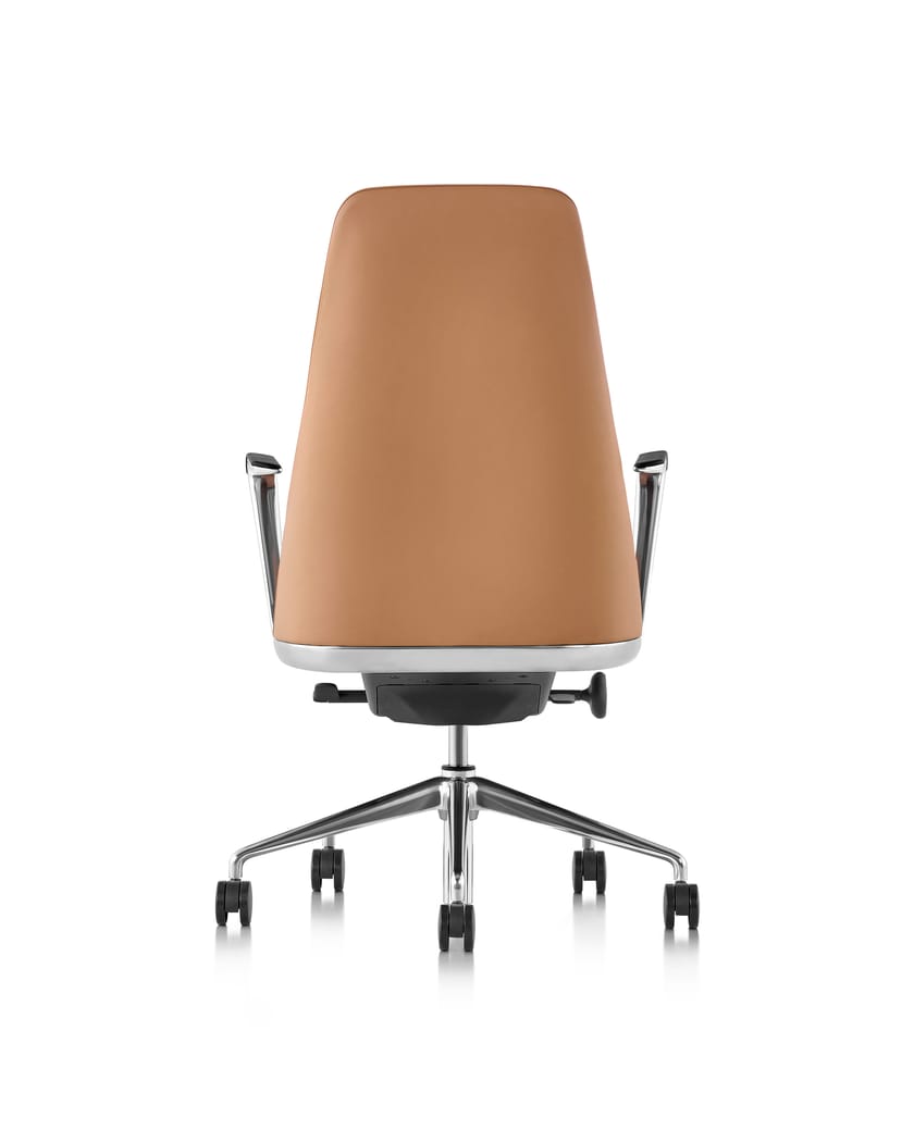 TAPER Swivel high-back leather executive chair By Herman Miller ...