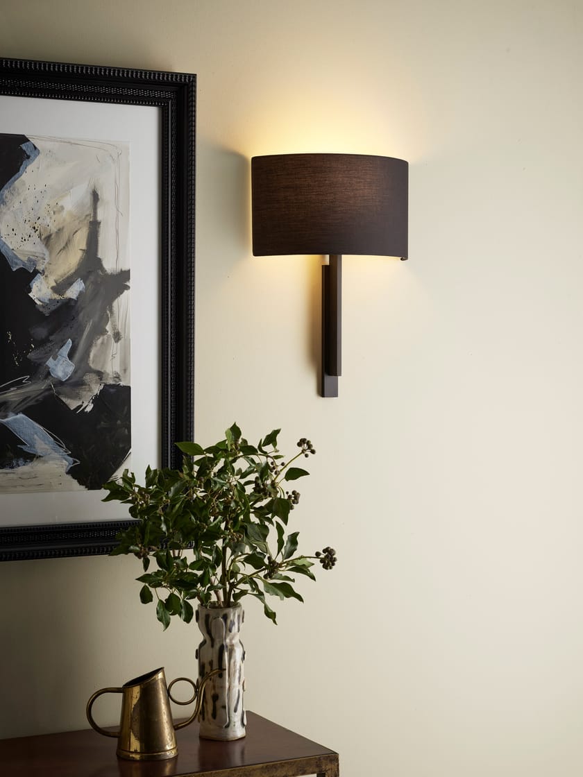 LED fabric wall light TATE By Astro Lighting