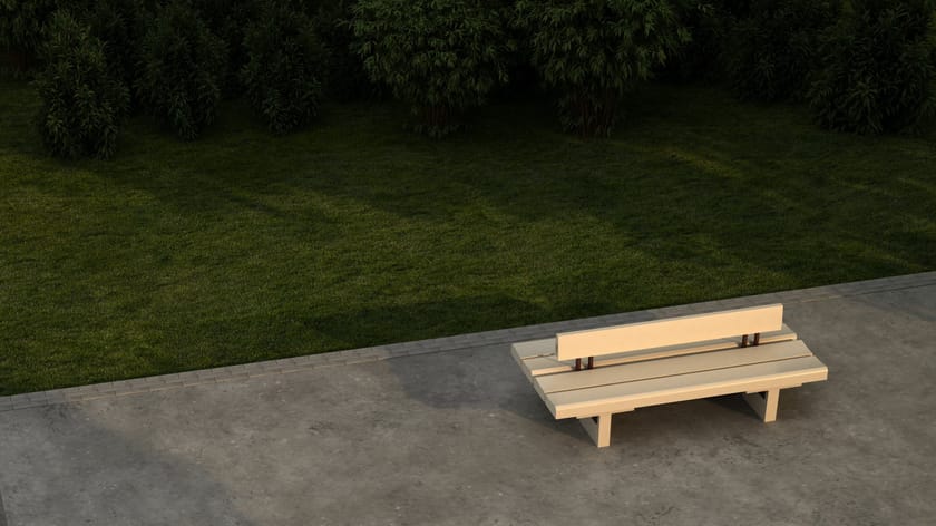 Bench with back TAULA By ULMA Architectural Solutions design Miguel ...