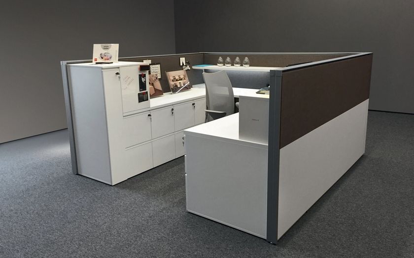 Modular Schreibtisch-Trennwand TE08 By Martex