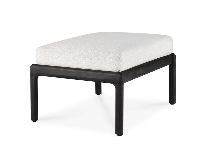 TEAK BLACK JACK Square teak garden footstool By Ethnicraft | design ...