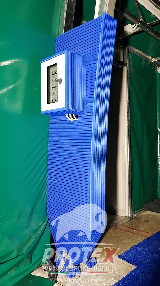 Electrical panel bumpers Fireproof Ethylene-vinyl acetate Impact ...