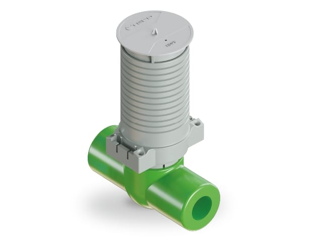 ULTRA Flush-mounting Top Entry ball valve with flush control ...